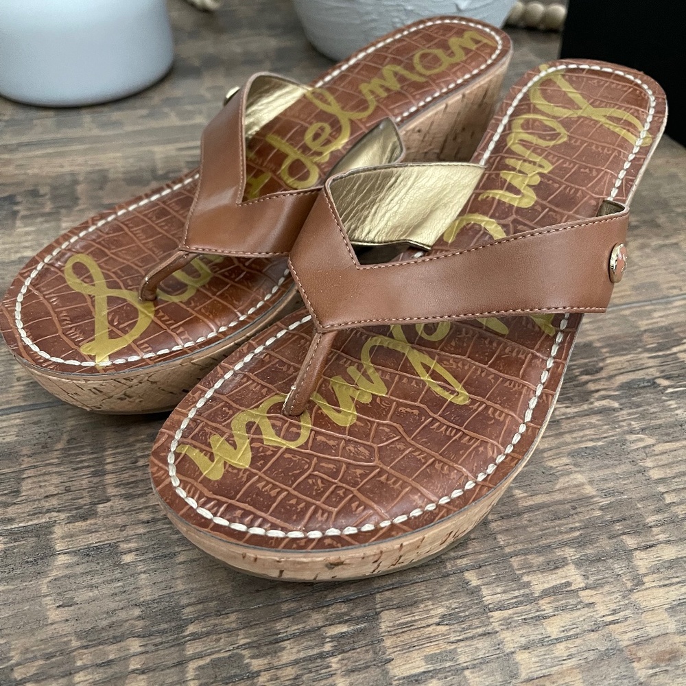 Sam Edelman Wedge Sandals - Gem